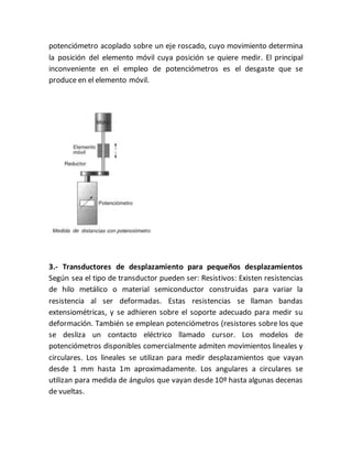 Transductores y actuadores | DOCX