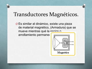 Transductores y sensores | PPTX