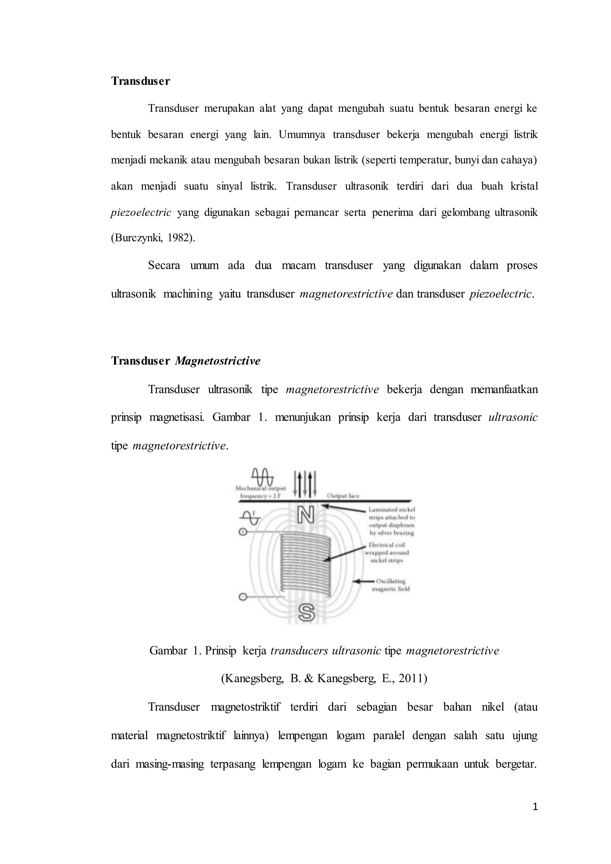Transduser Magnetostriktif & Piezoelektrik | DOCX