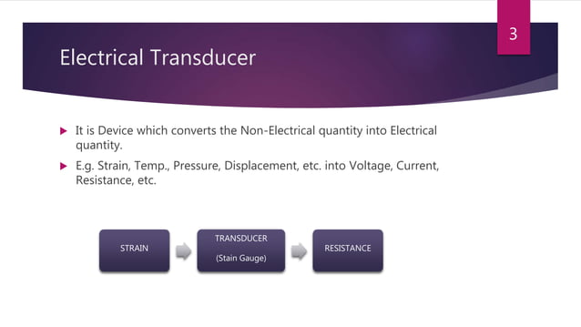 Type of Transducers | PPTX | Physics | Science