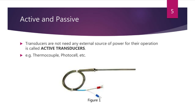 Type of Transducers | PPTX | Physics | Science
