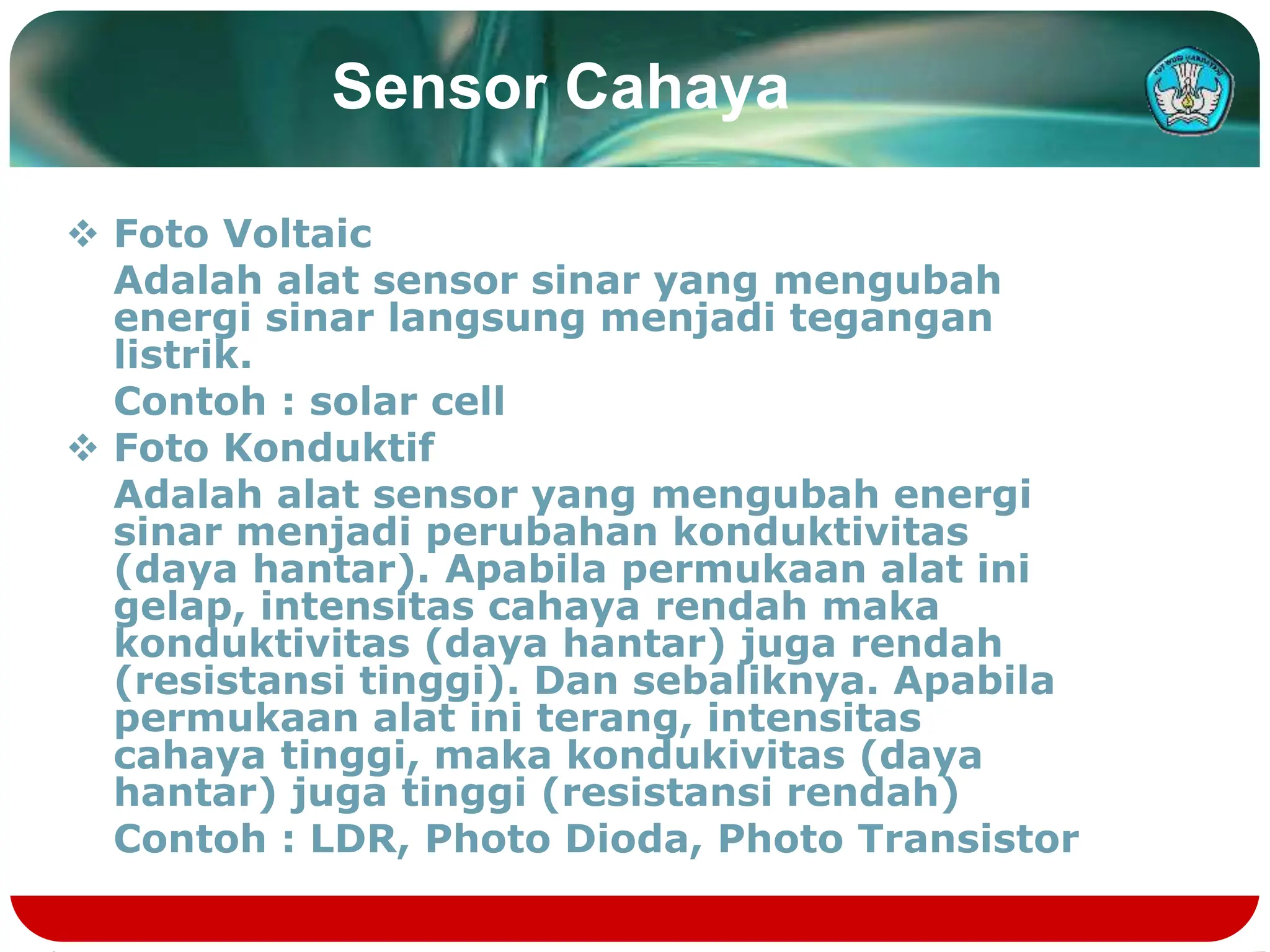 Sensor dan transduser-materi PRE kelas XI TAV | PPTX
