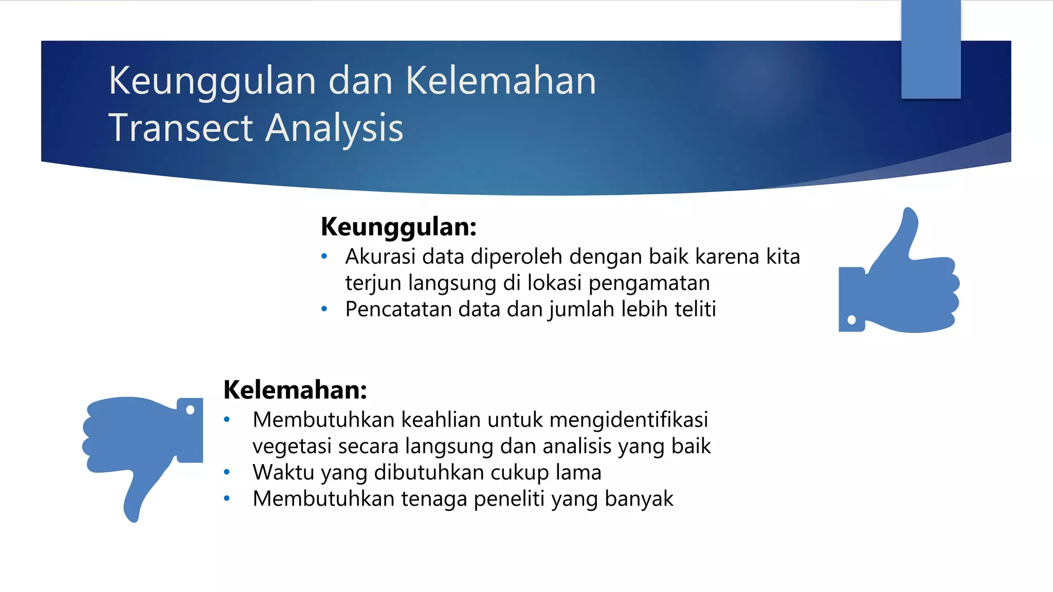 Transect Analysis | PPTX