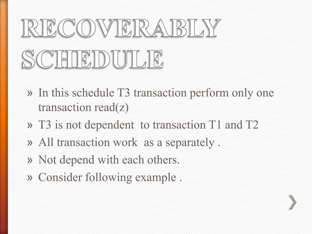 Transaction Process System and Recovery | PPTX