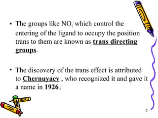 Trans effect | PPT