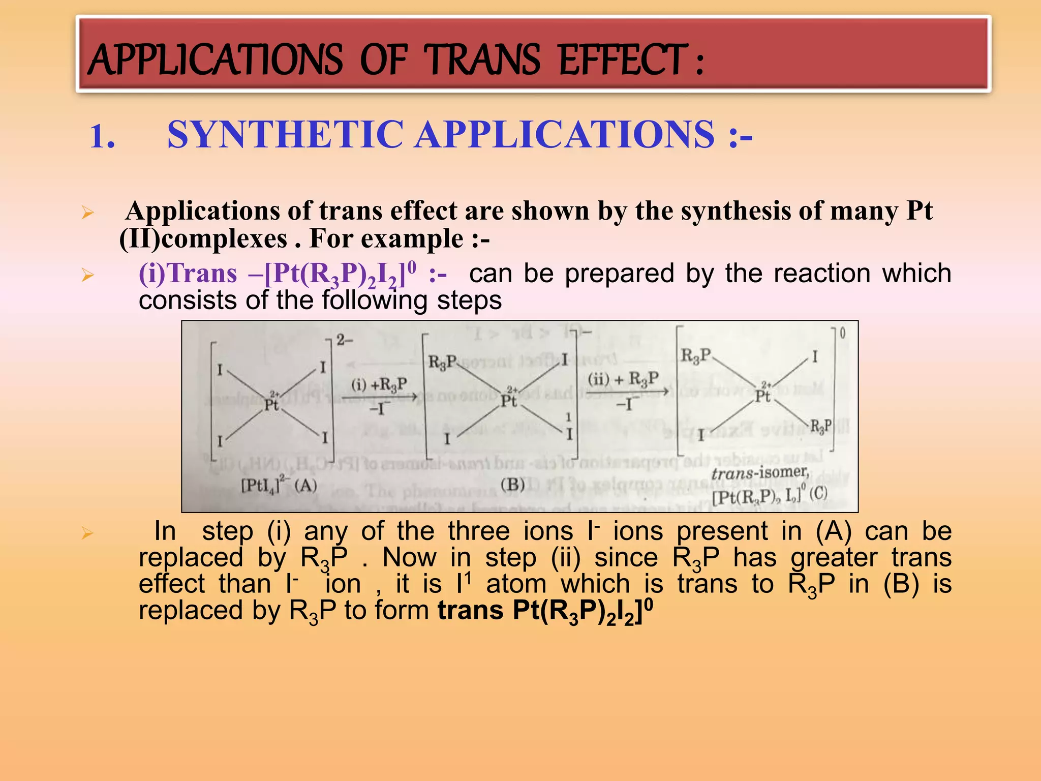 Trans effect And Its Applications | PPTX