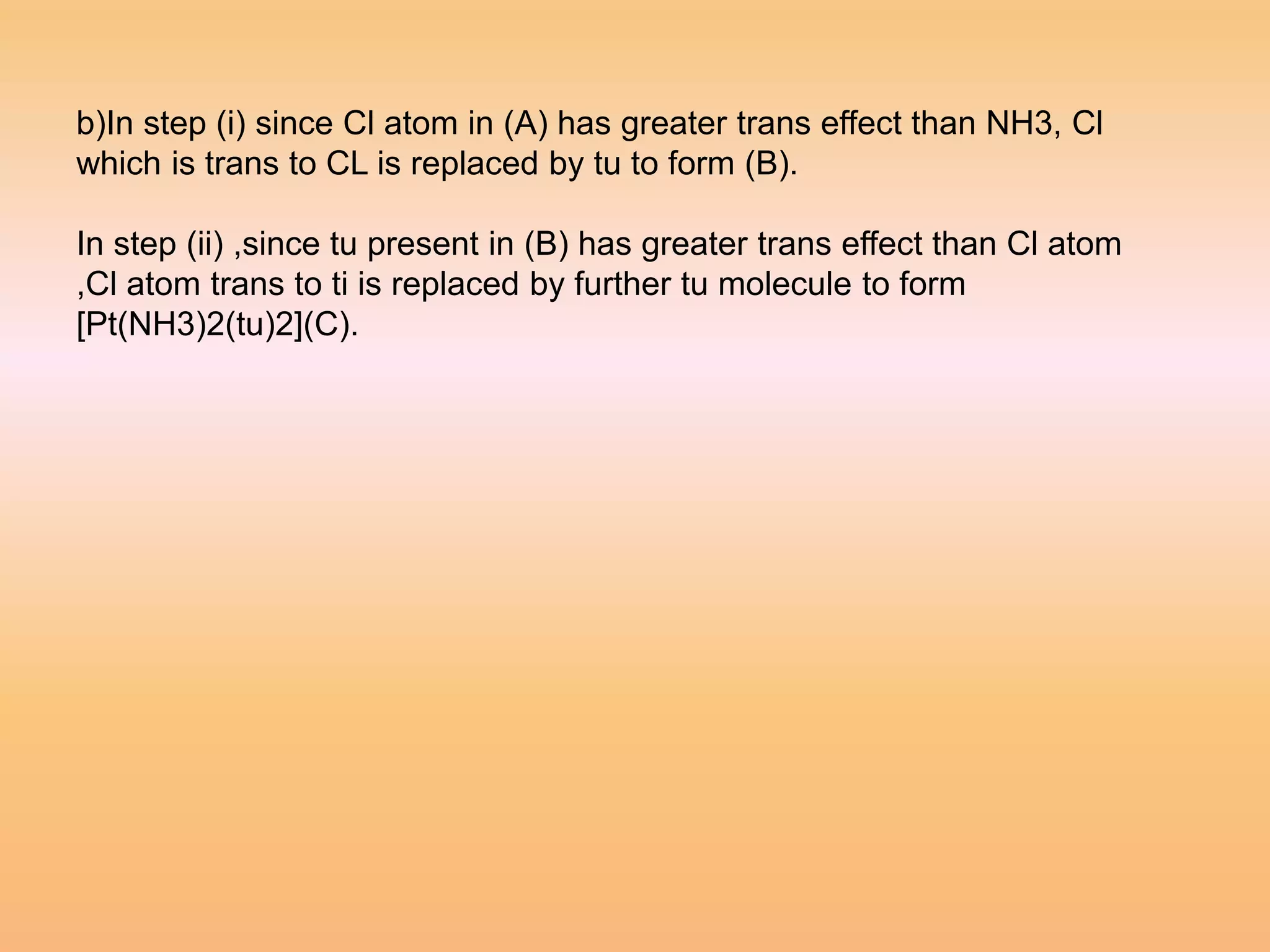 Trans effect And Its Applications | PPTX