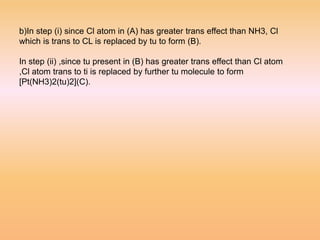 Trans effect And Its Applications | PPTX