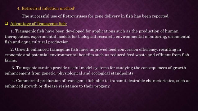 Transgenic animals and process to make transgenic animals | PPTX ...