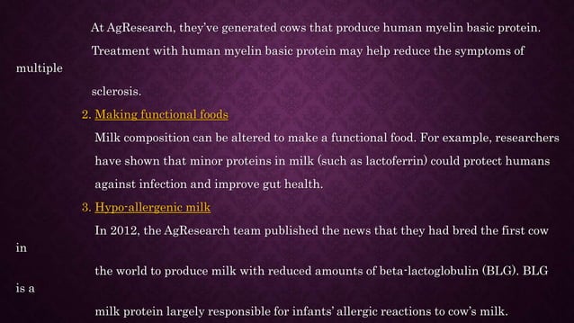 Transgenic animals and process to make transgenic animals | PPTX ...