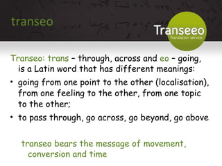 Transeo | PPT