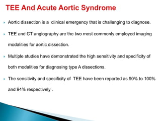 Transesophageal echocardiography(TEE) | PPTX