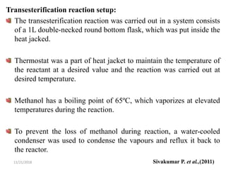 Transesterification and its mechanism, its application in dairy ...