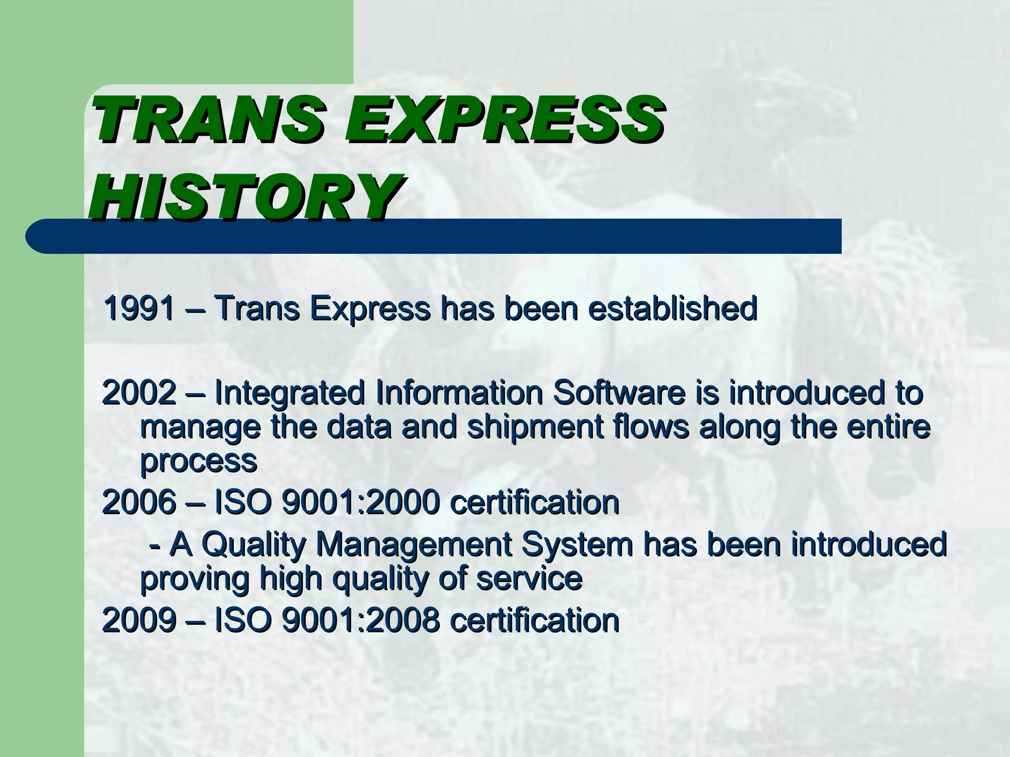 Transexpress Pres. English | PPS | Rail Travel | Travel Type