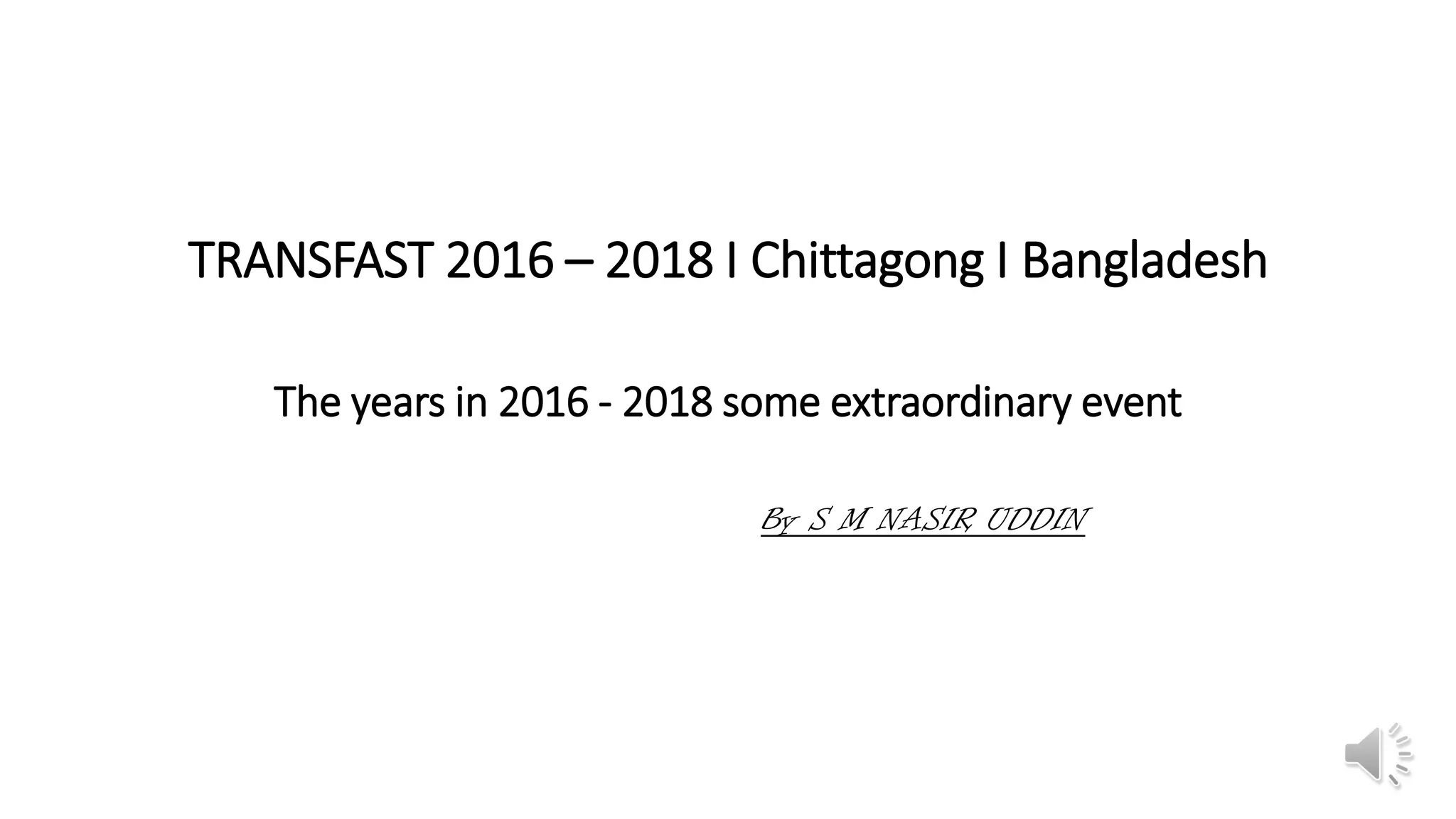 Transfast Event | PPT