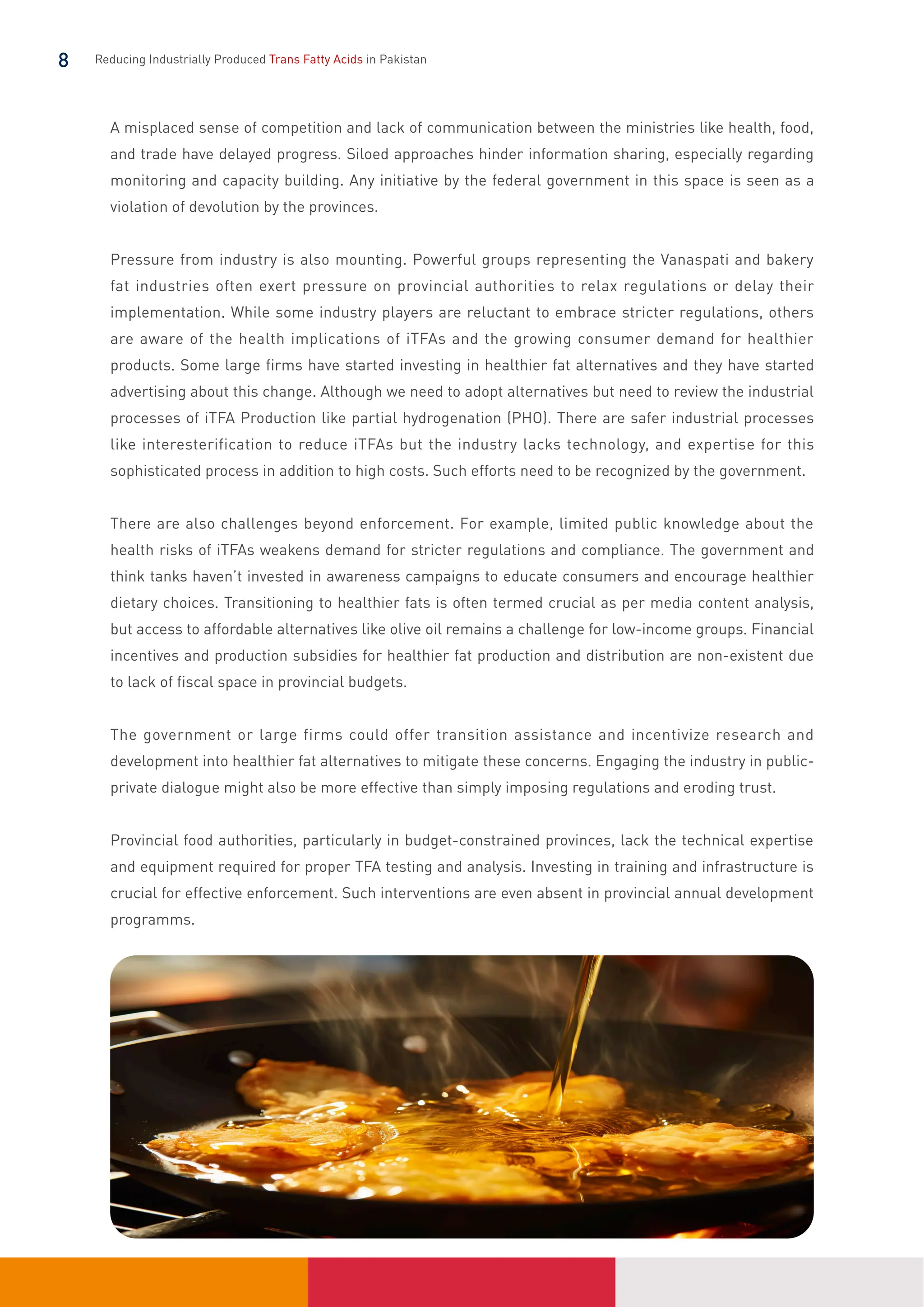 Reducing Industrially Produced Trans Fatty Acids in Pakistan | PDF