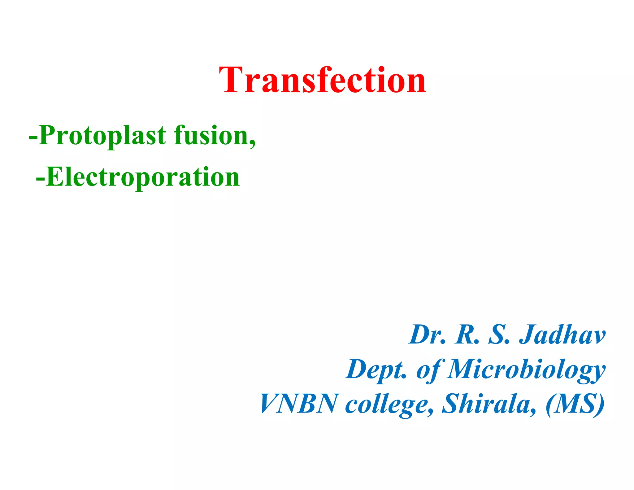 Transfection | PPT