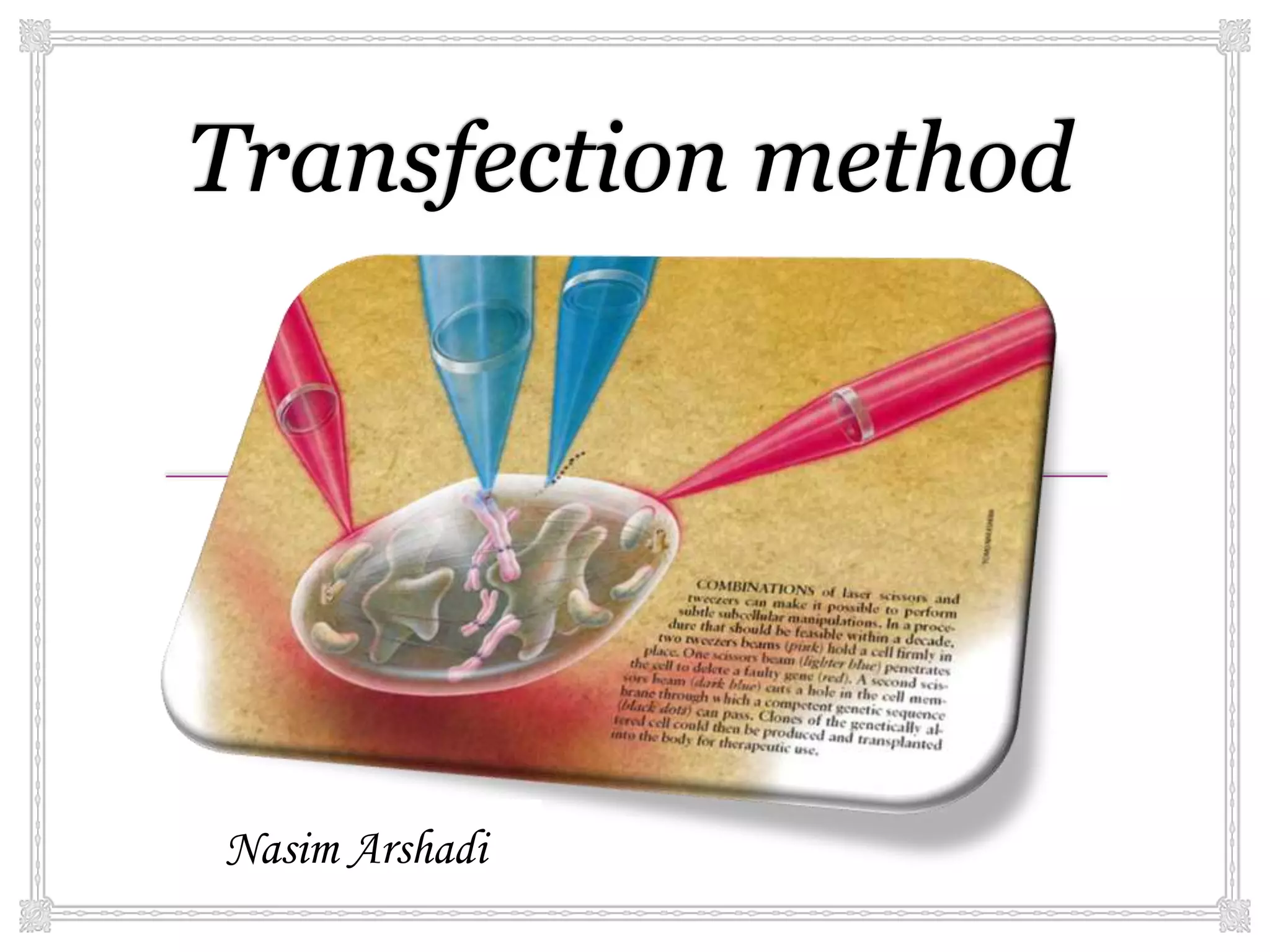 Transfection method | PPTX
