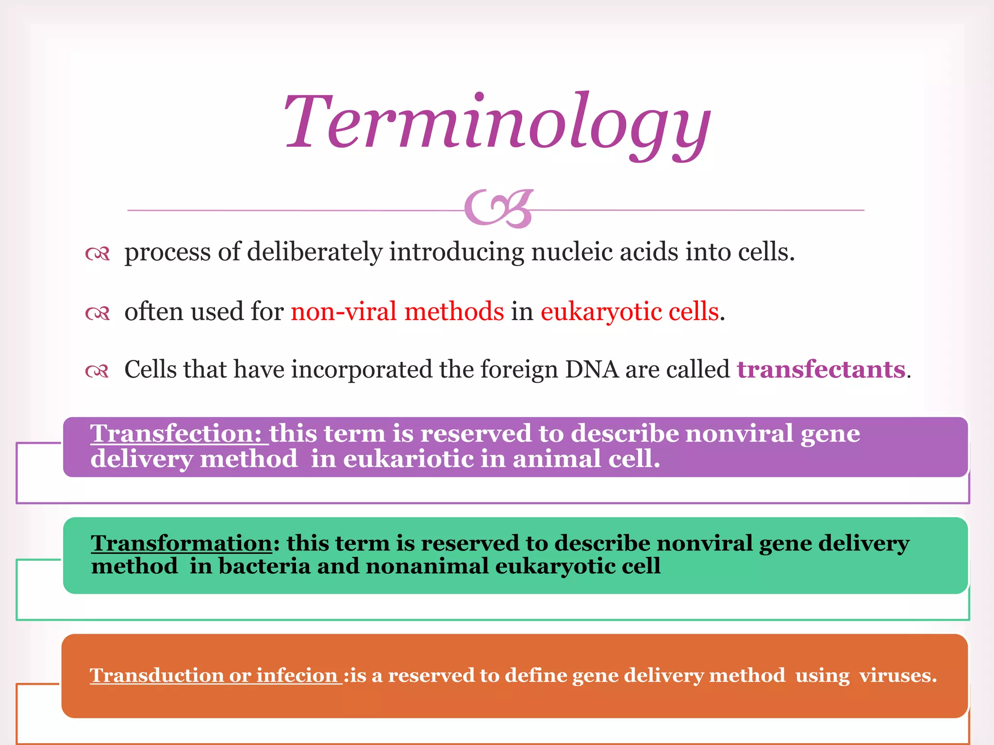 Transfection method | PPTX