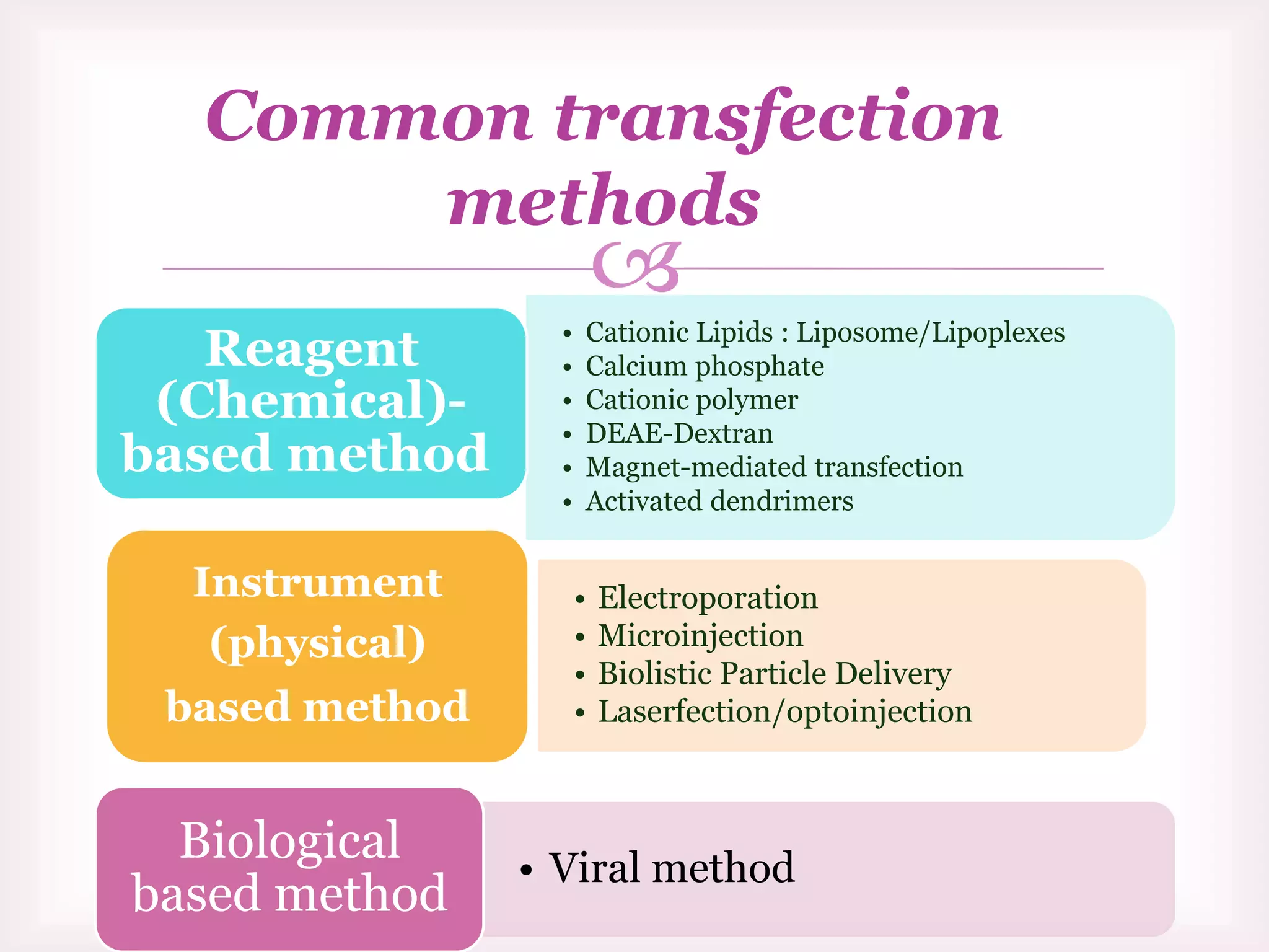 Transfection method | PPTX