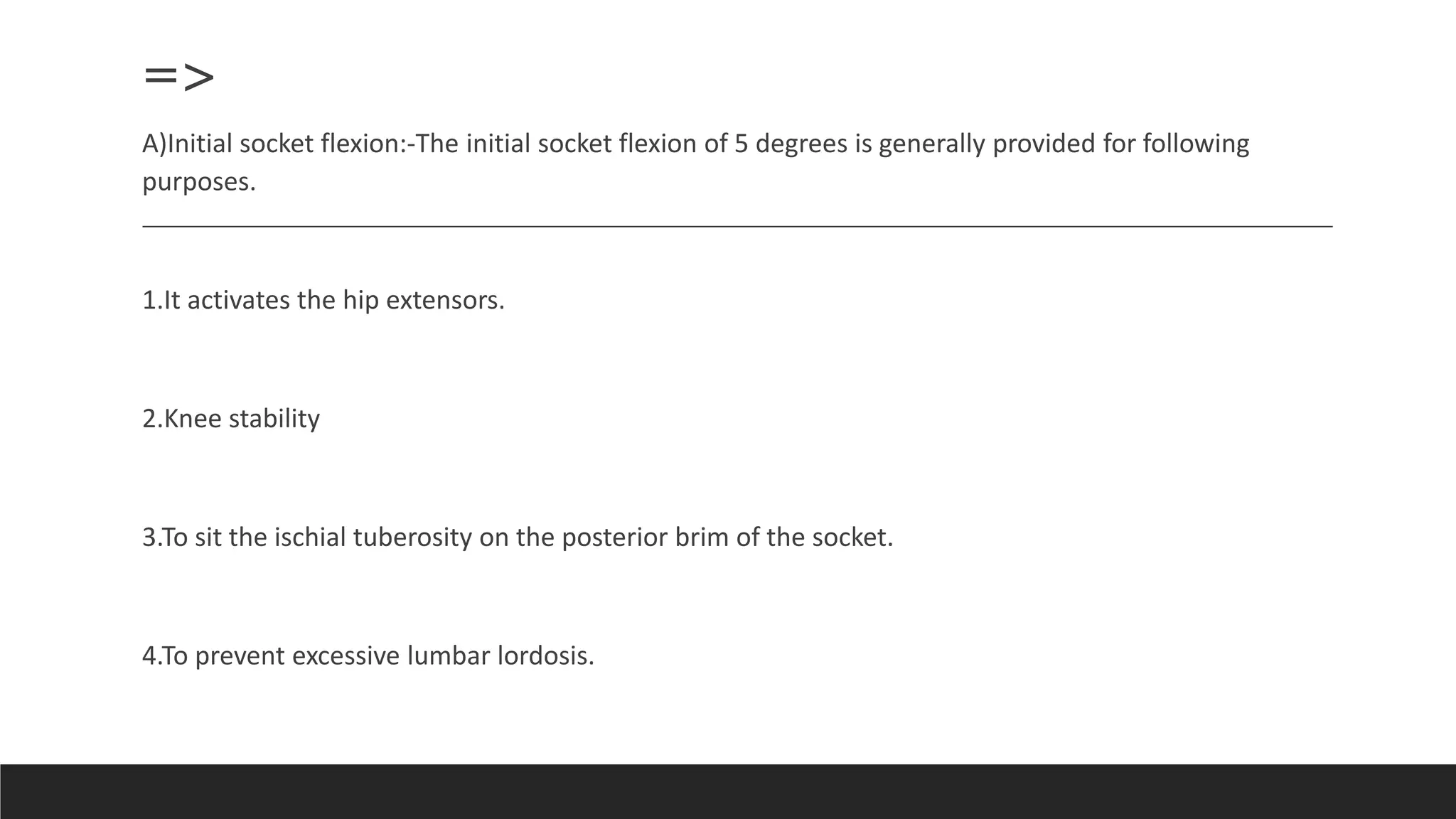 Transfemoral prosthesis alignment (prosthetics science) | PPTX