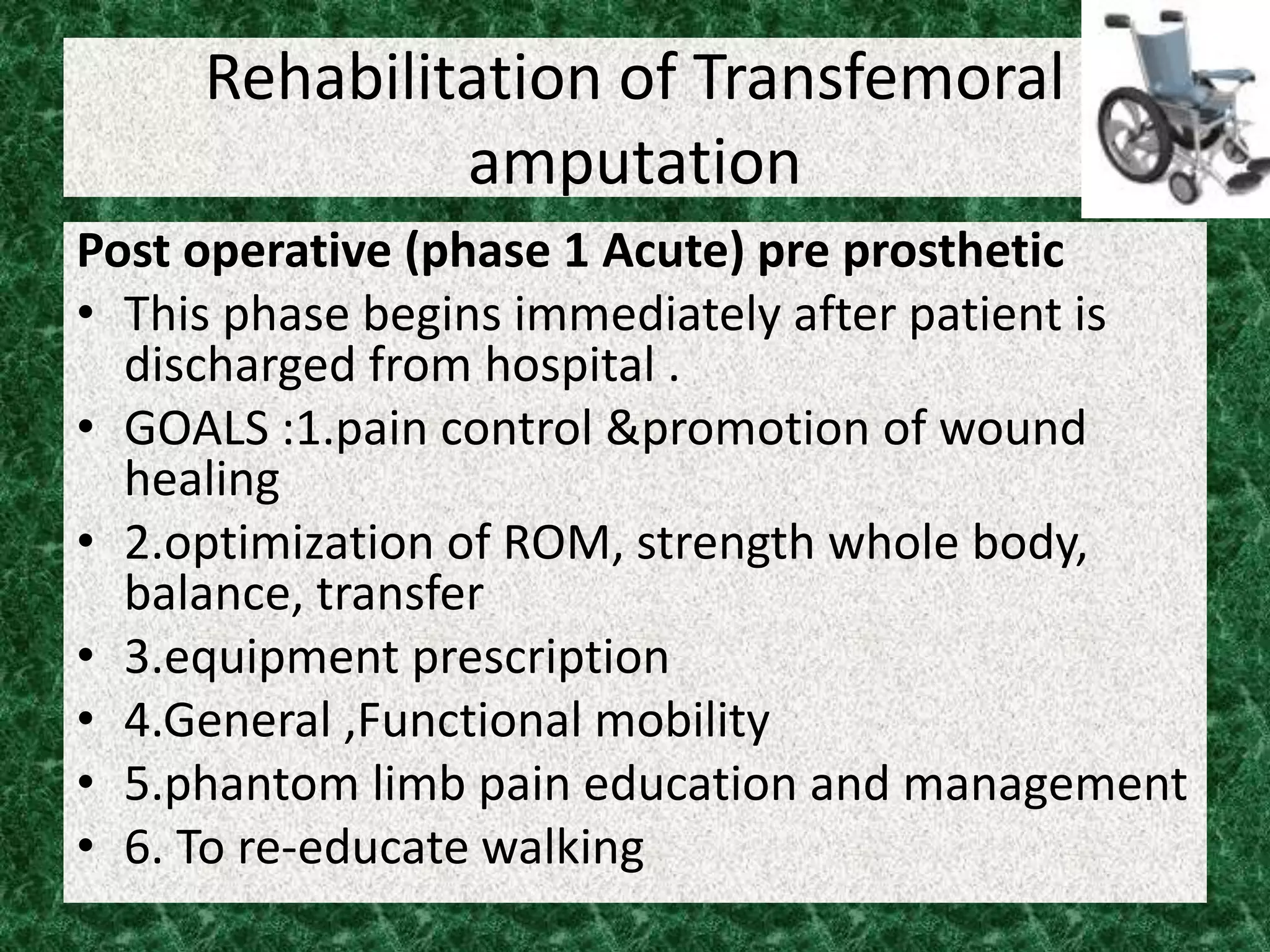 Transfemoral protheses | PPTX