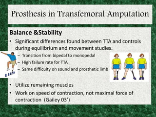 Transfemoral protheses | PPTX