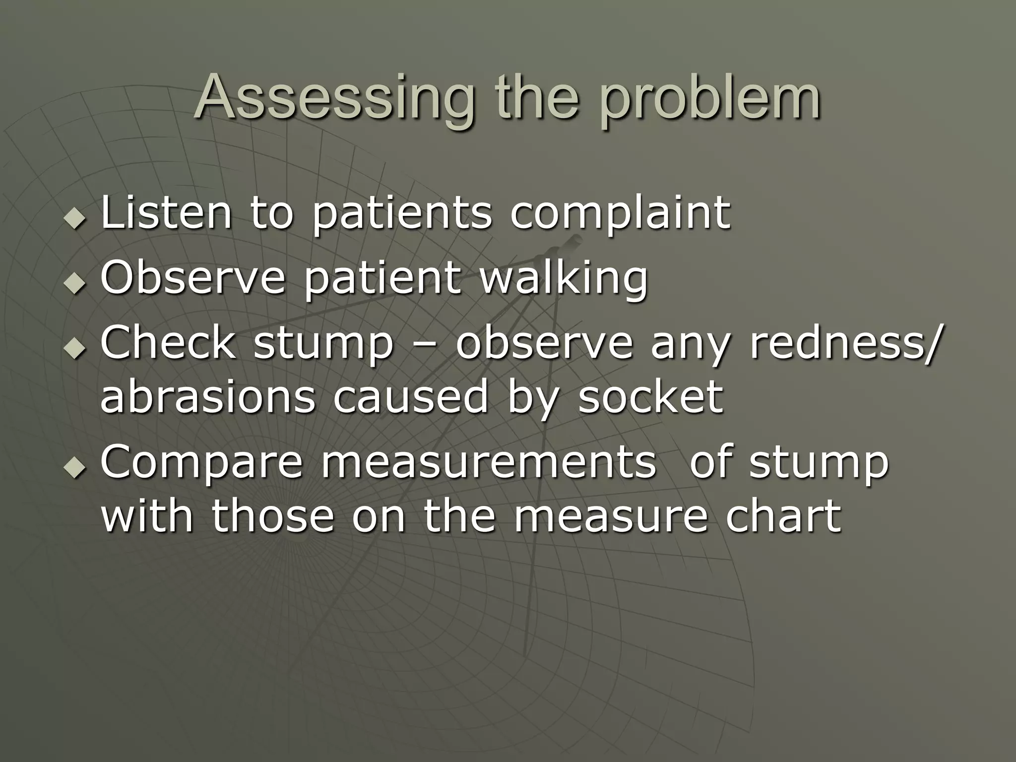 Transfemoral Socket Problems.ppt