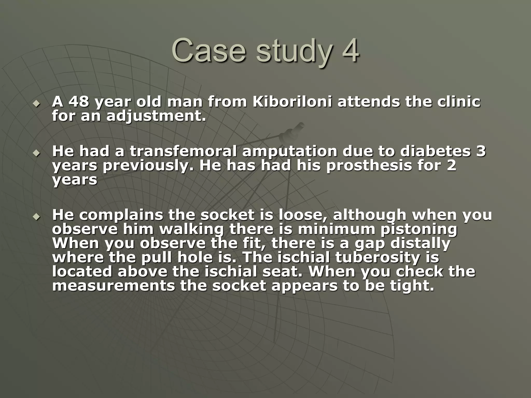 Transfemoral Socket Problems.ppt