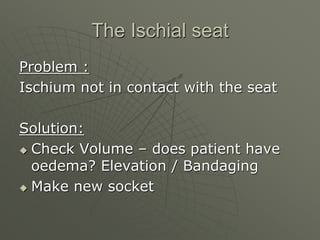 Transfemoral Socket Problems.ppt