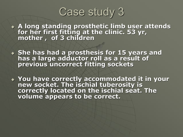 Transfemoral Socket Problems.ppt
