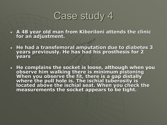 Transfemoral Socket Problems.ppt