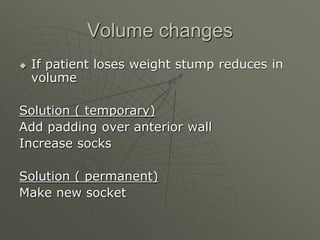 Transfemoral Socket Problems.ppt