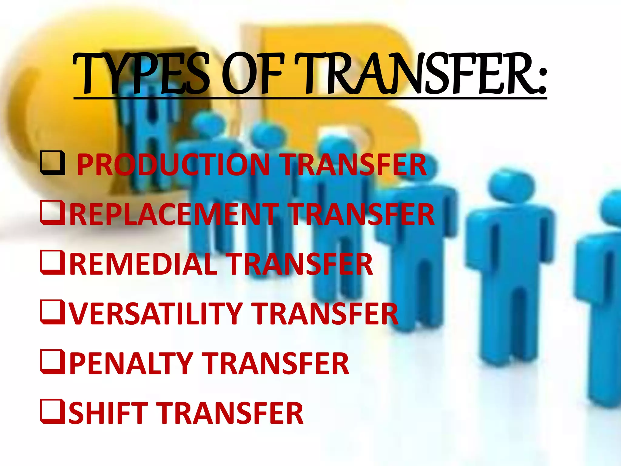 "TRANSFER PRESENTATION" | PPTX