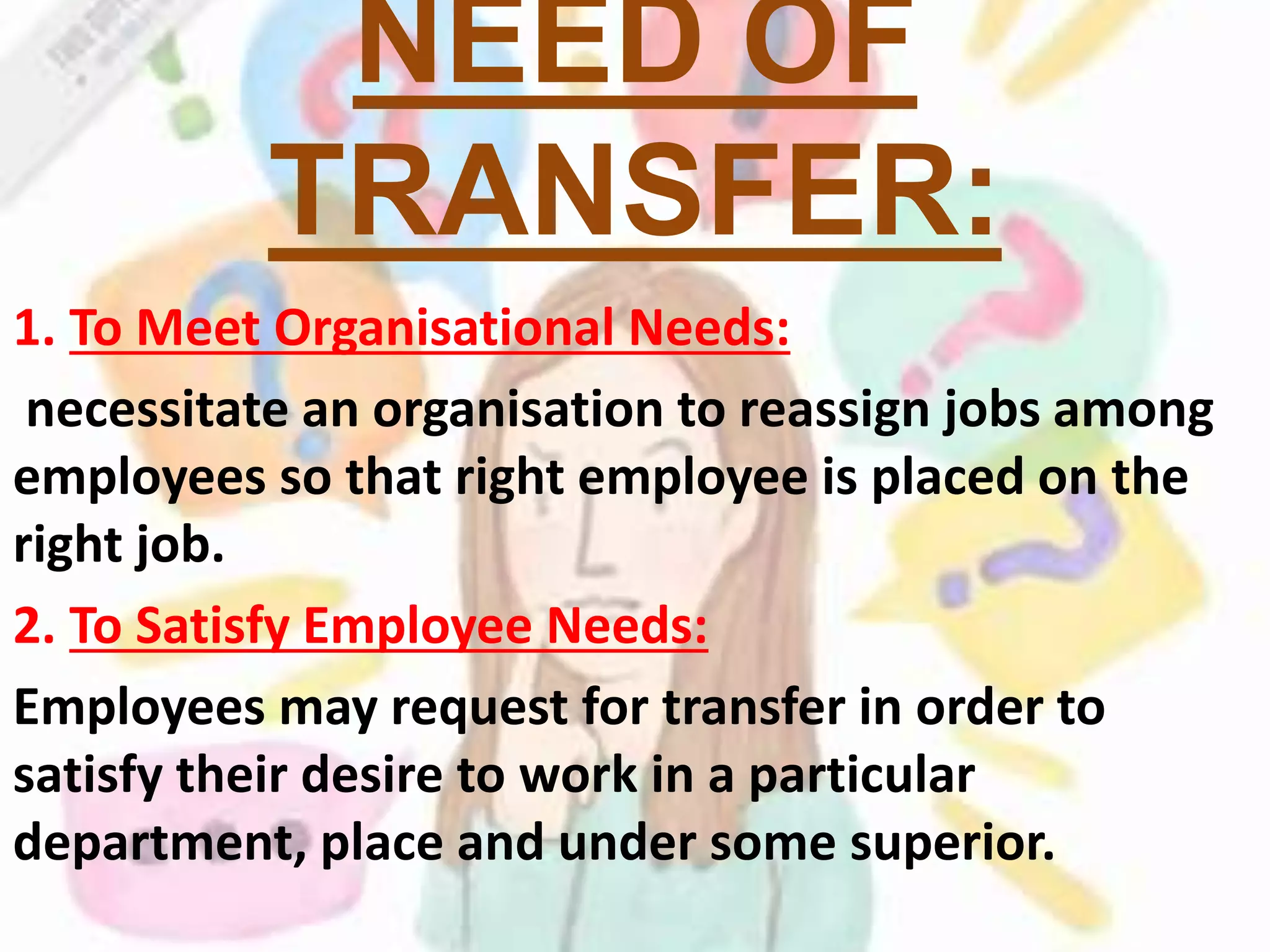 "TRANSFER PRESENTATION" | PPTX