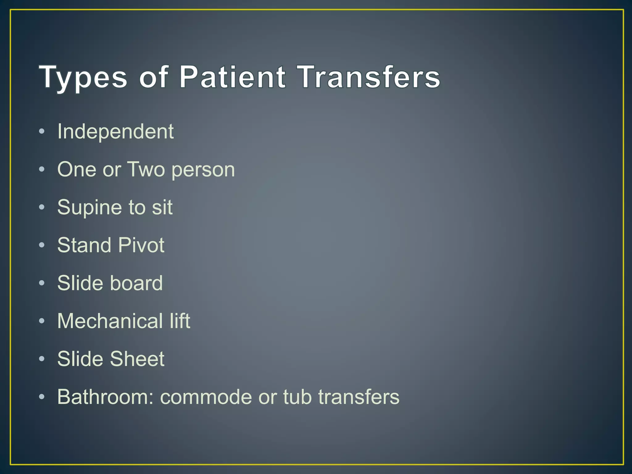 Transfer Training in Physiotherapy | PPTX