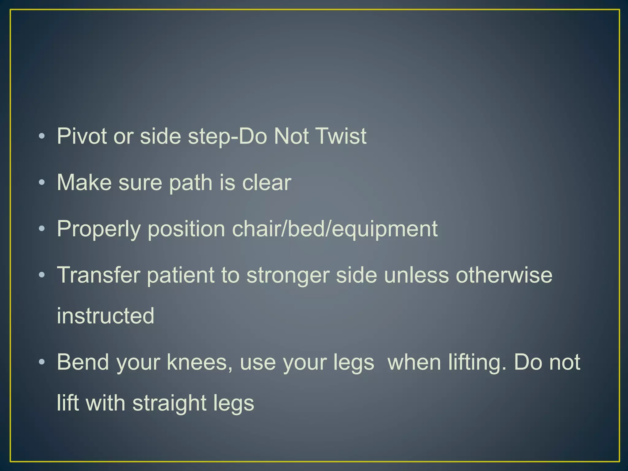 Transfer Training in Physiotherapy | PPTX