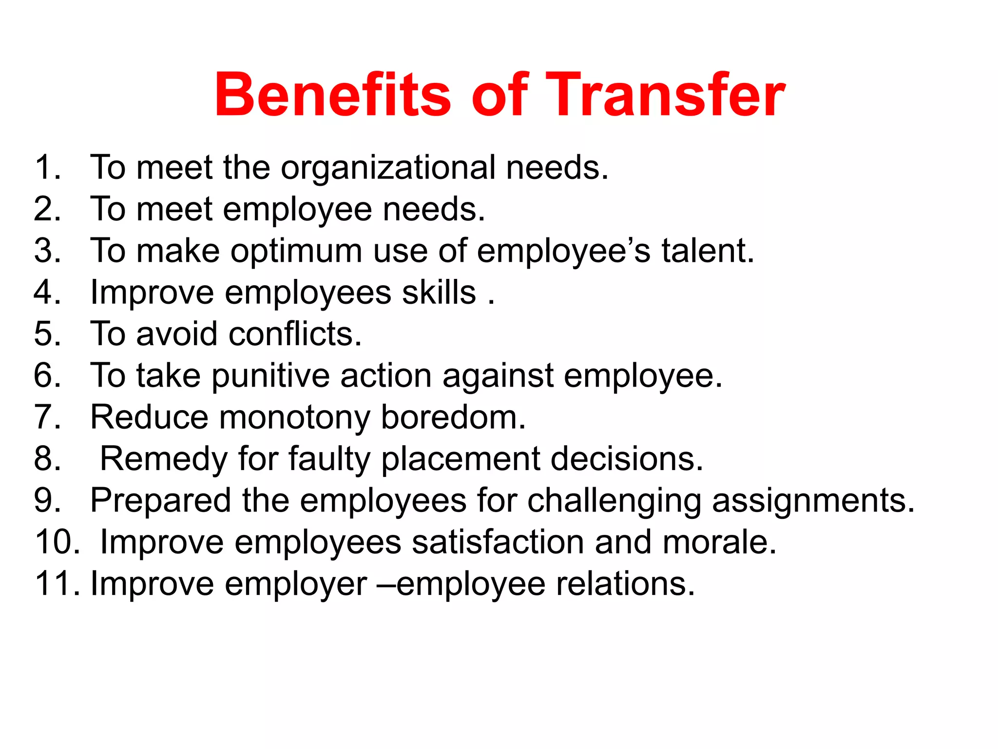 Transfer and Its Types | PPTX