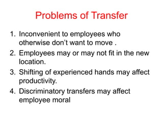 Transfer and Its Types | PPTX
