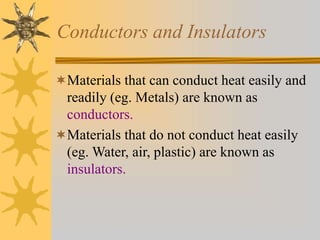 Transfer of Heat | PPT