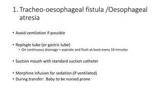 transfer of surgical neonates | PPTX