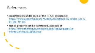 Transferable and Non-Transferable Property.pptx
