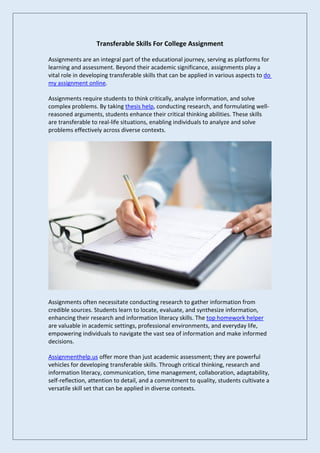 Transferable Skills For College Assignment.pdf