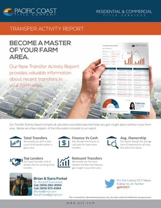 Transfer Activity Report | PDF