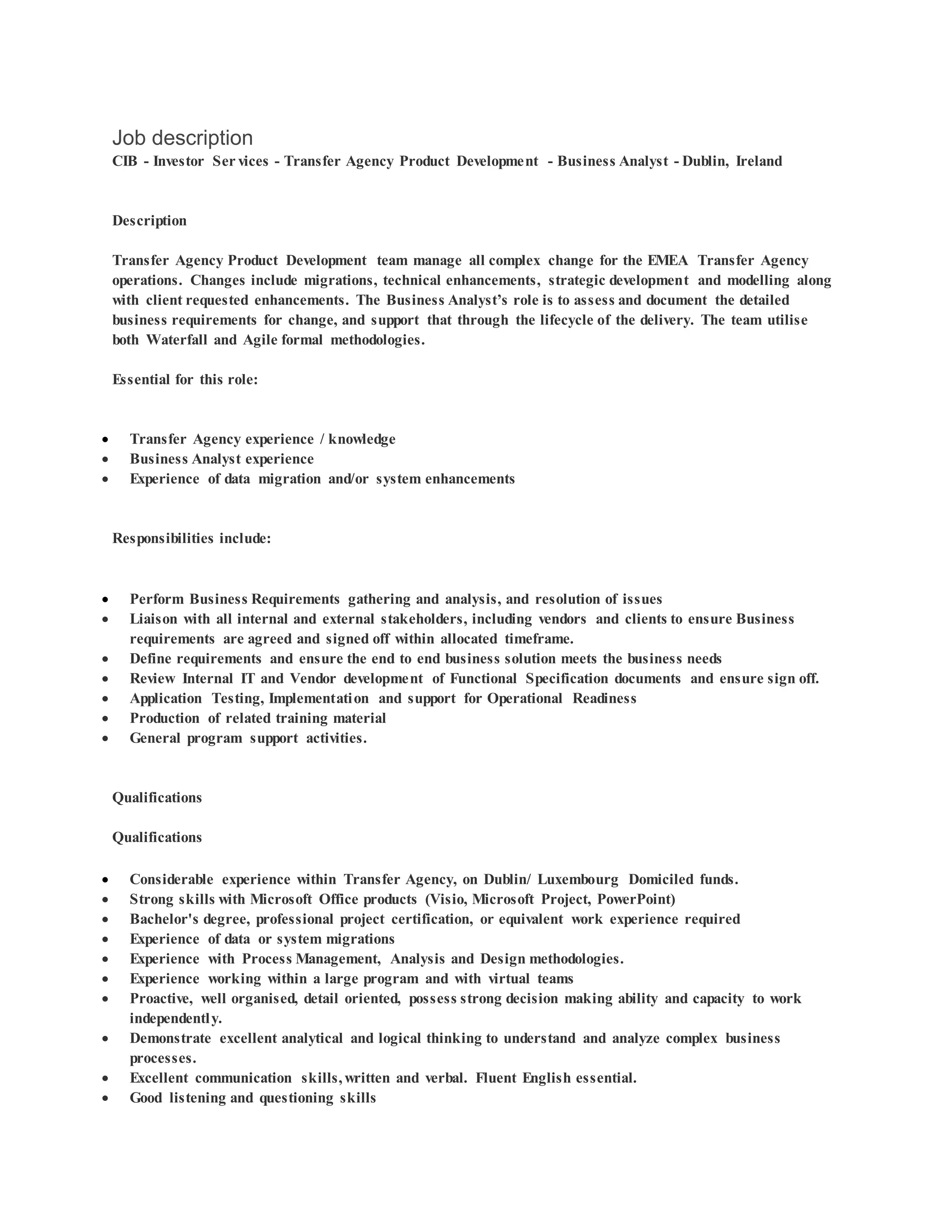 Transfer agency | DOCX