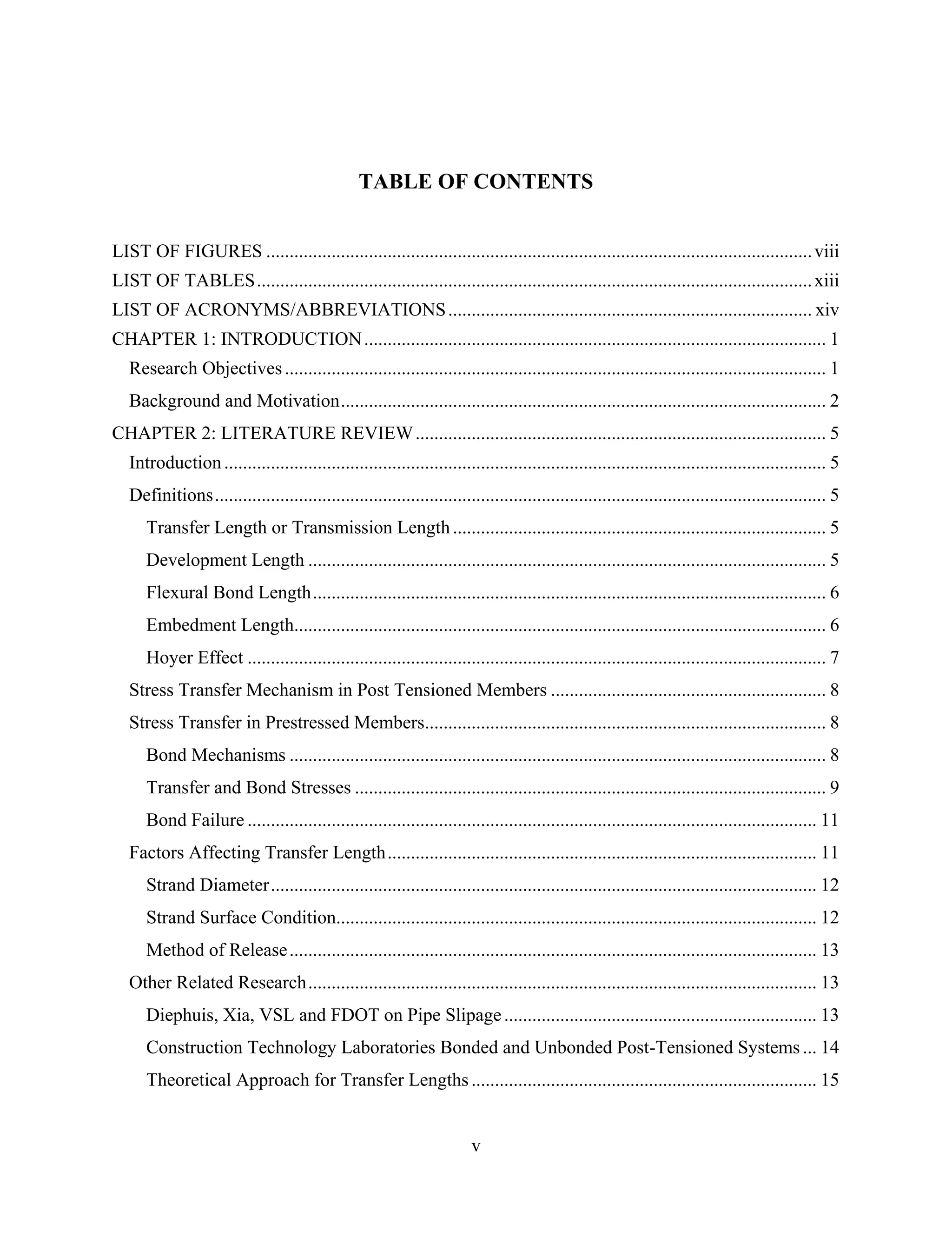 Transfer and development length of strands in post tensioned members ...