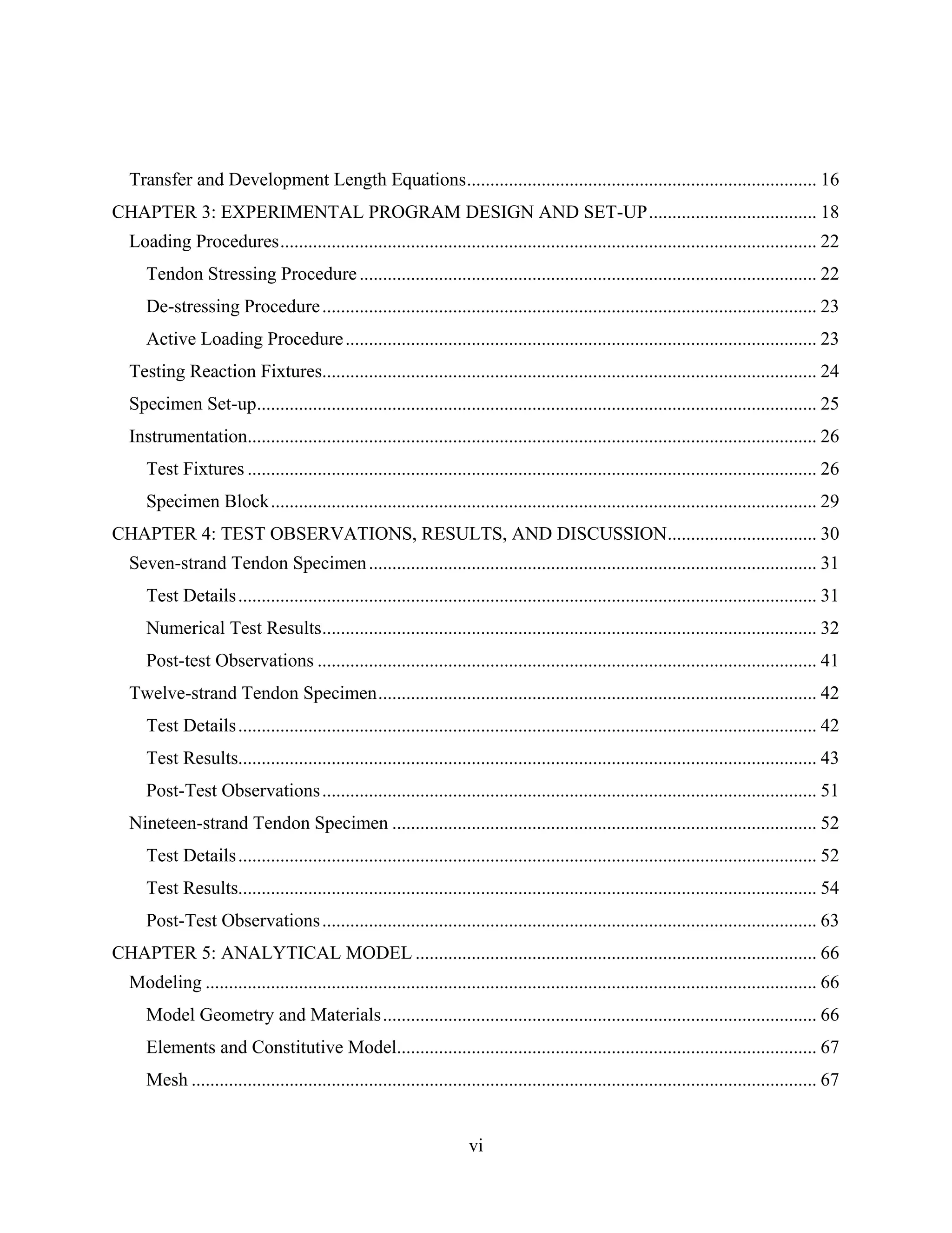 Transfer and development length of strands in post tensioned members ...