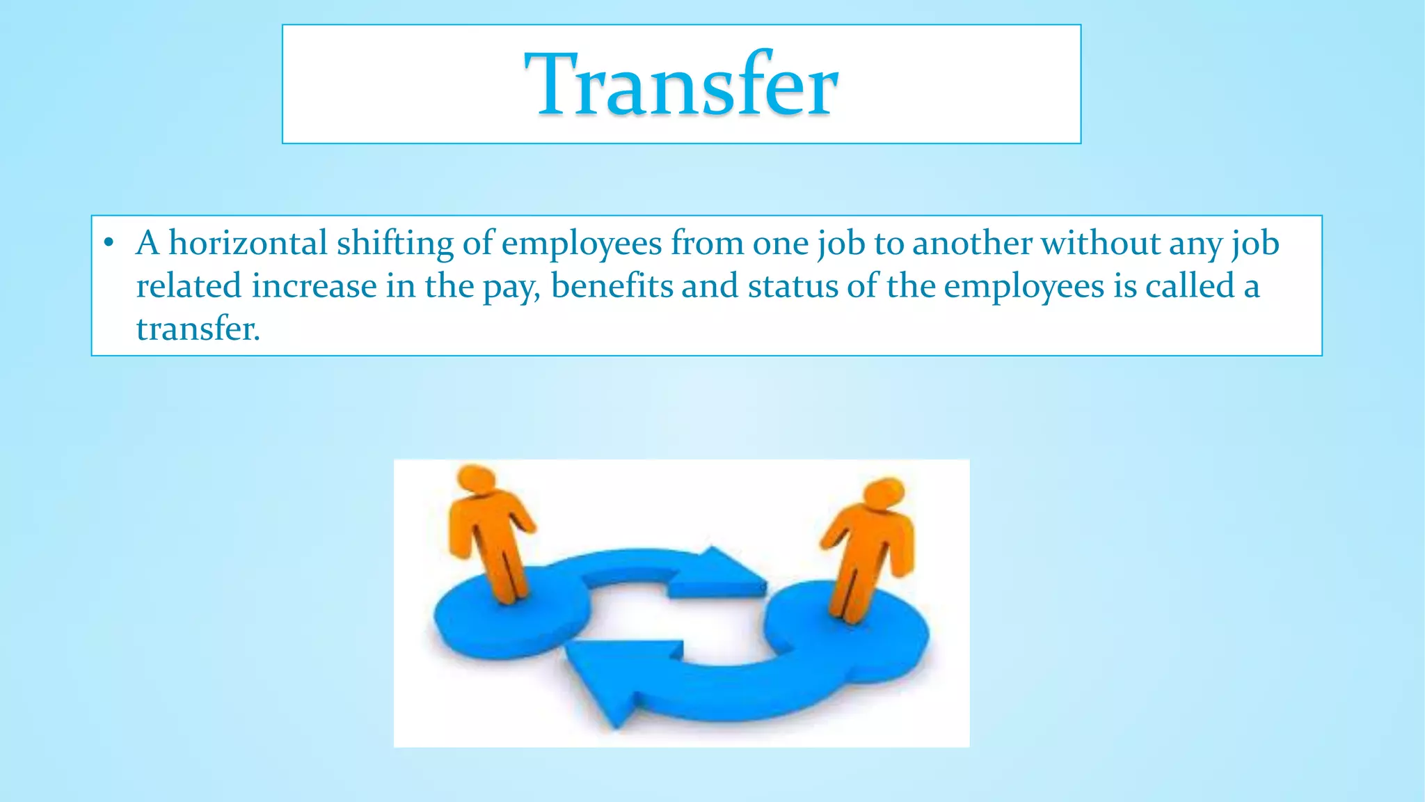 Transfer and promotion | PPTX