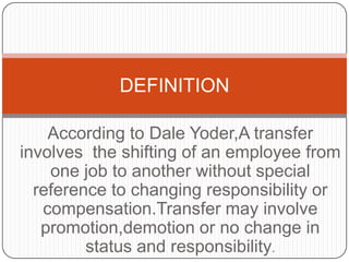 Transfer and separations... | PPTX