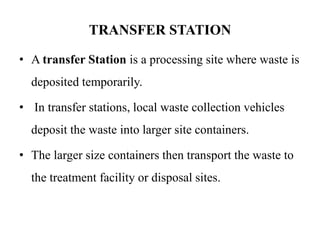 Transfer and transport of solid waste- SWM.pptx